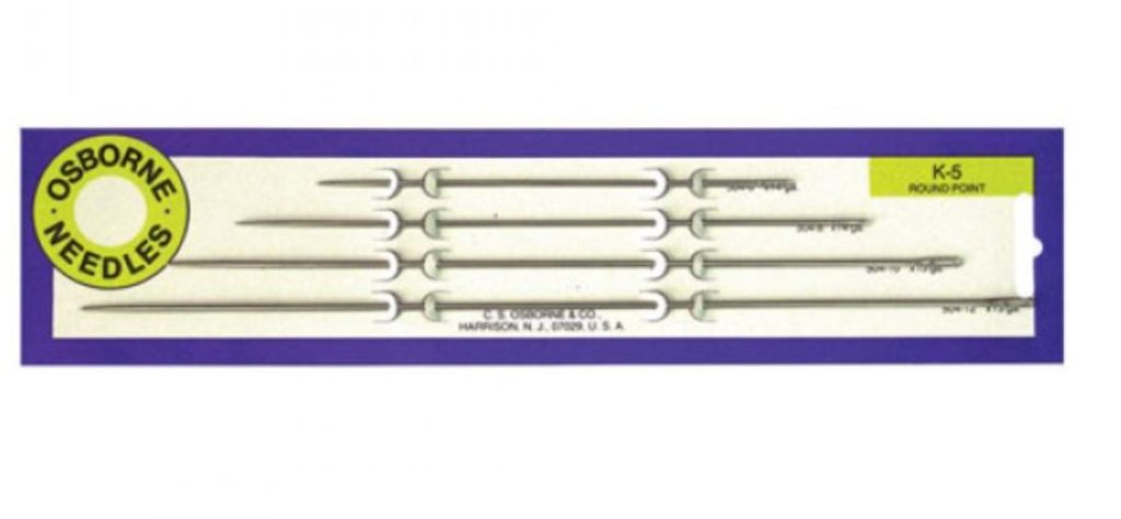 Straight Round Point Needle Card - Royal Upholstery