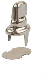 Common Sense® Turn Buttons Single Stud 2-Prong w/ Back Plates – 10 Pack ...